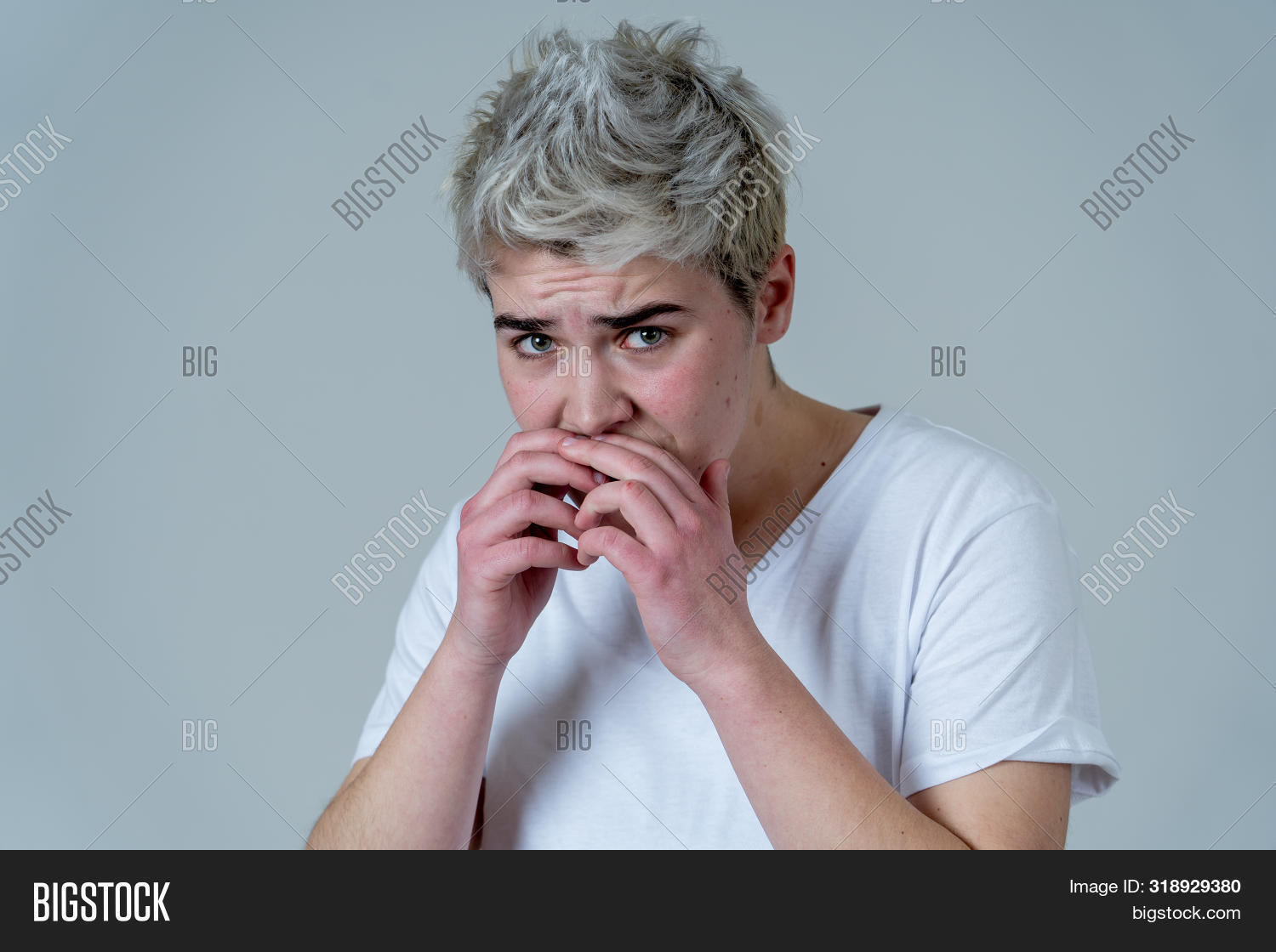 Portrait Young Scared Image & Photo (Free Trial) | Bigstock