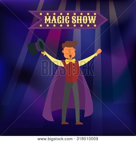 Magic Show Vector Vector & Photo (Free Trial) | Bigstock
