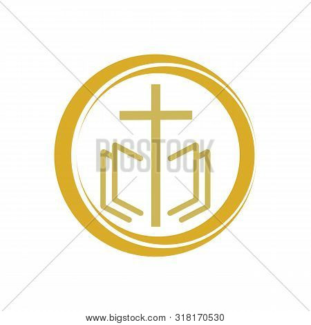 Church Christian Line Vector & Photo (Free Trial) | Bigstock