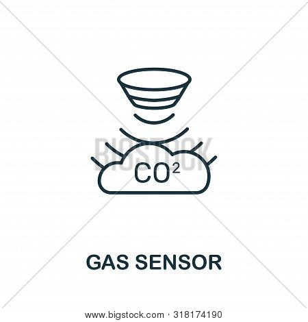 Gas Sensor Outline Vector & Photo (Free Trial) | Bigstock