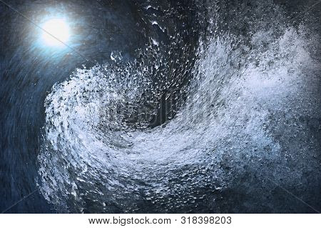 Winter Ice Swirl Lights Background Images, Illustrations & Vectors ...