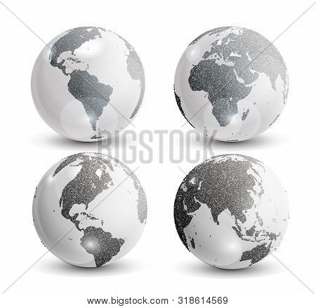 Realistic World Map Vector & Photo (Free Trial) | Bigstock