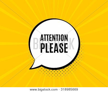 Attention Please. Vector & Photo (Free Trial) | Bigstock