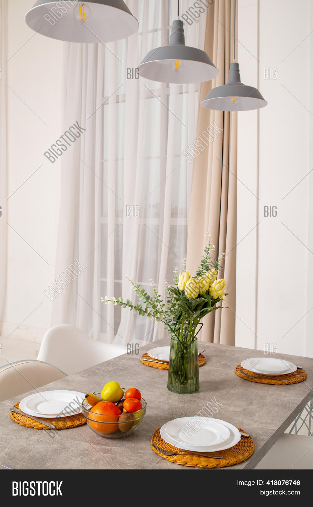Light Kitchen Table Image & Photo (Free Trial) | Bigstock