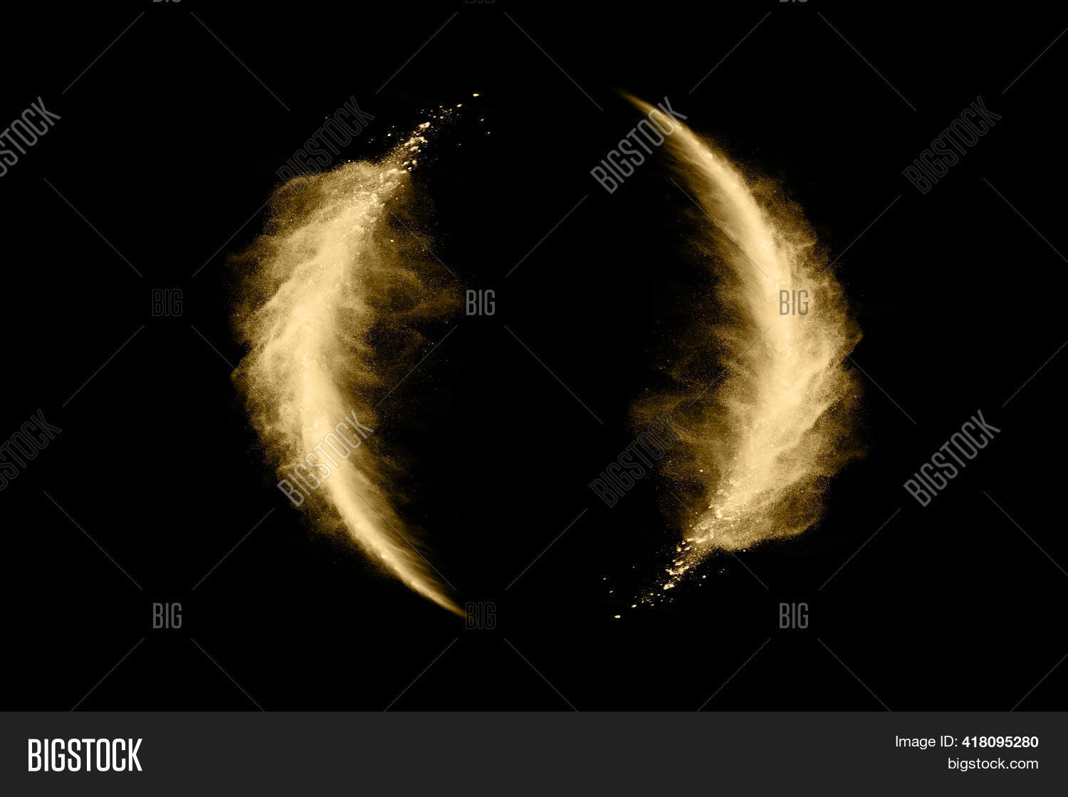 Golden Powder Image & Photo (Free Trial) | Bigstock