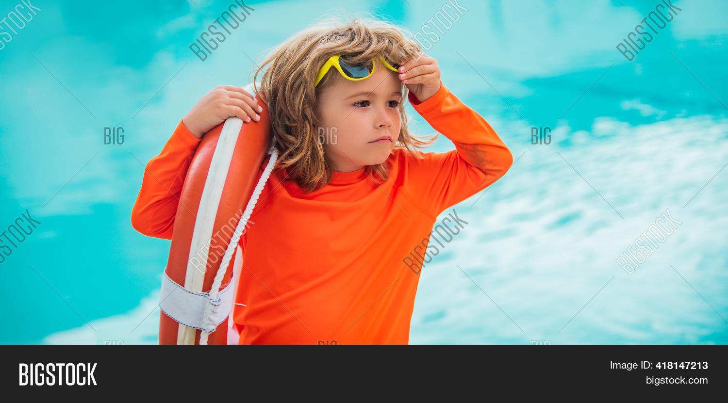 Lifeguard. Kids Summer Image & Photo (Free Trial) | Bigstock