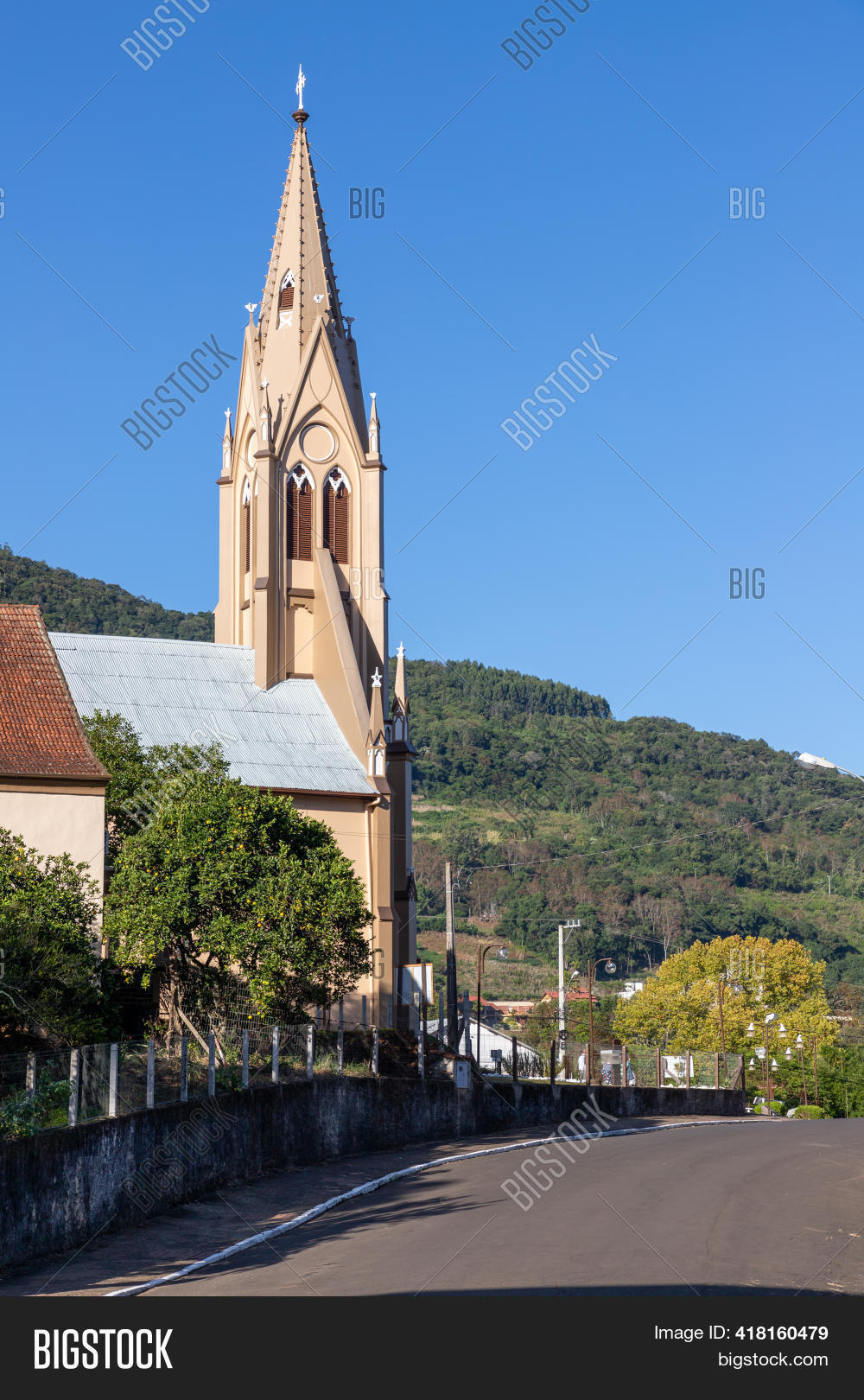 Church Tower Village Image & Photo (Free Trial) | Bigstock