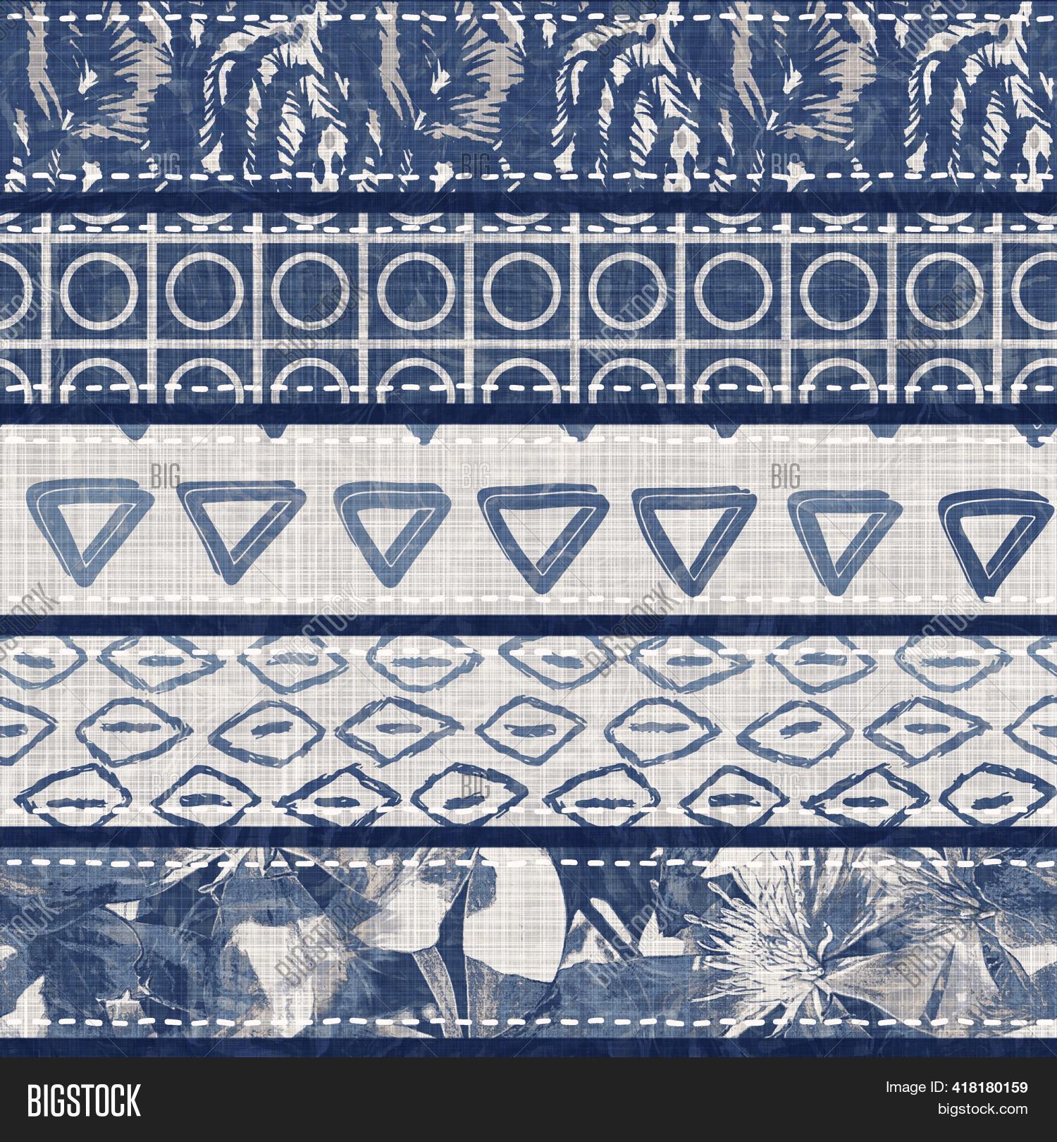 Denim Blue Patchwork Image & Photo (Free Trial) | Bigstock