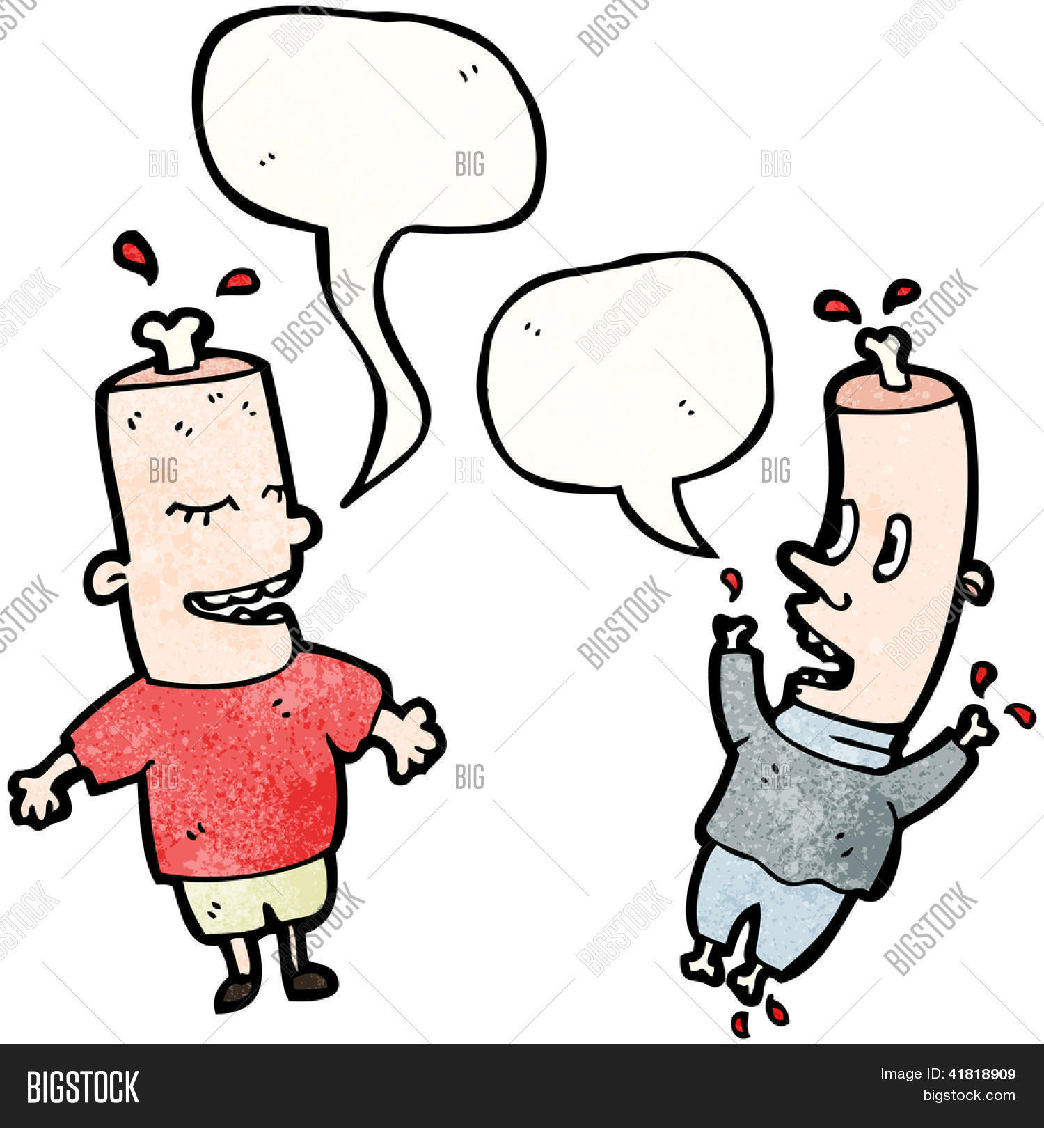 Cartoon Meat Head Vector & Photo (Free Trial) | Bigstock