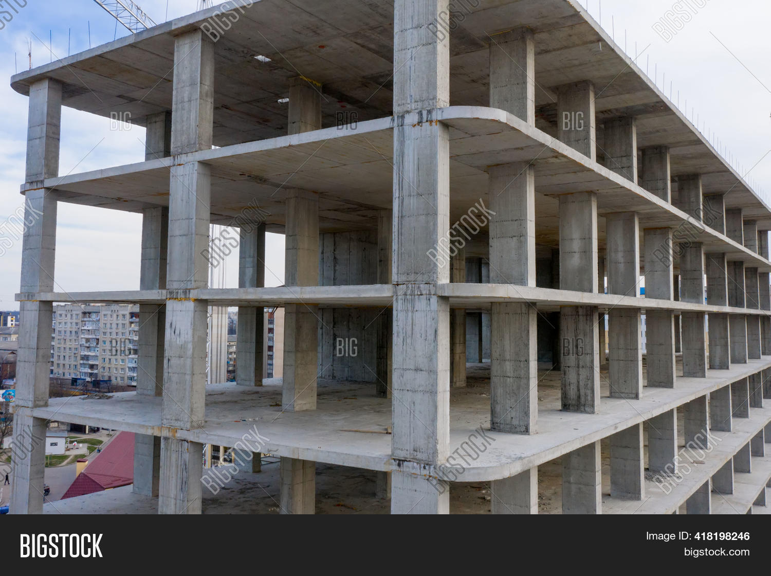 Aerial View Concrete Image & Photo (Free Trial) | Bigstock