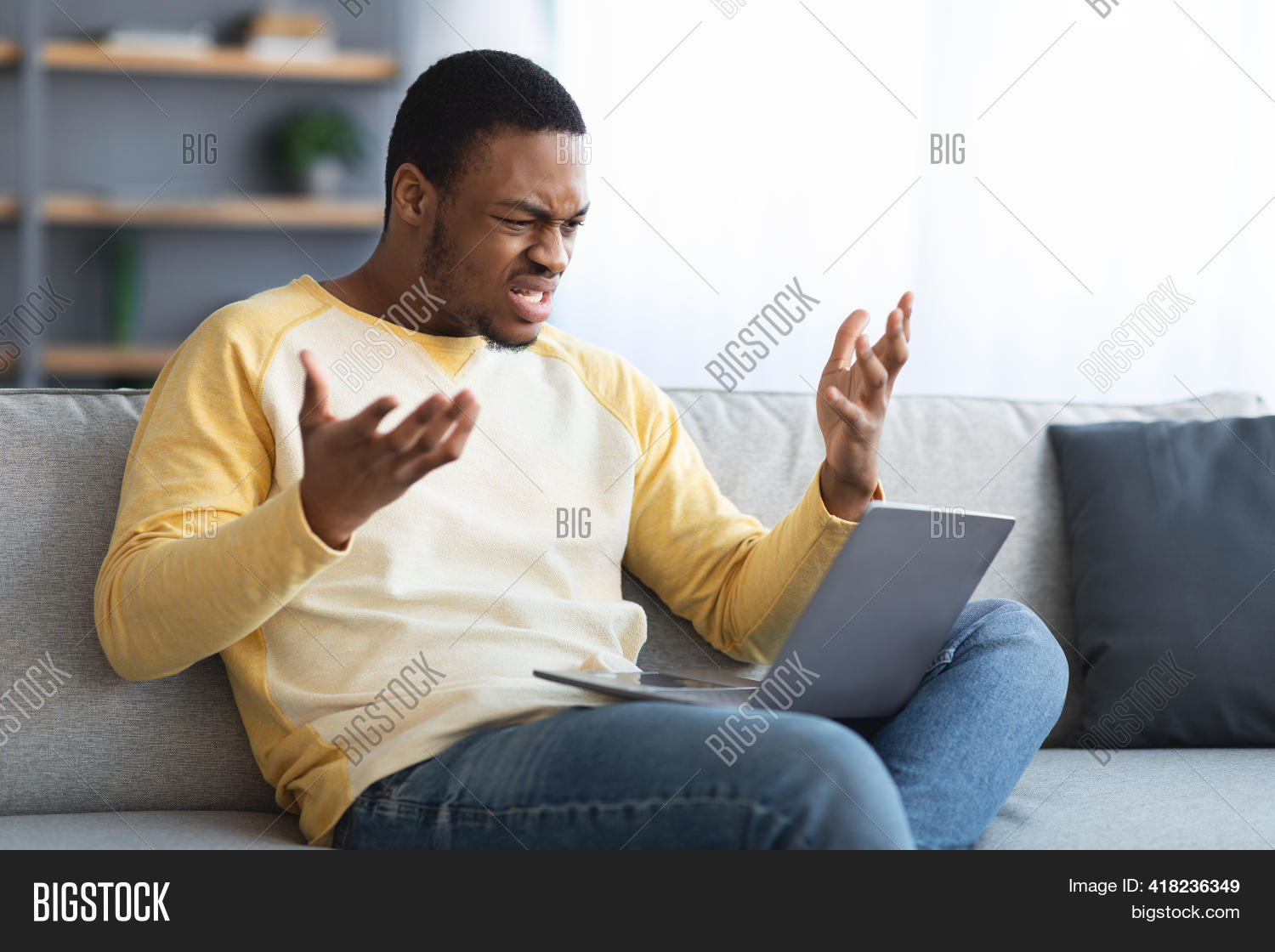 Angry Black Man Image & Photo (Free Trial) | Bigstock