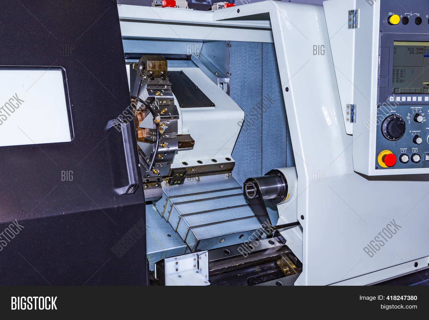 Front View On Cnc Image & Photo (Free Trial) | Bigstock