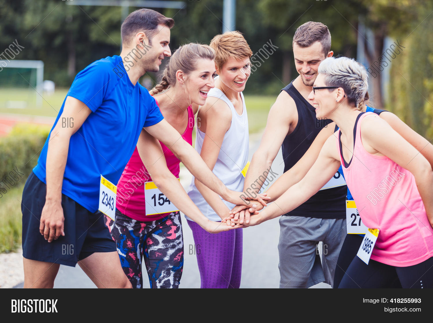 Group Marathon Runners Image & Photo (Free Trial) | Bigstock
