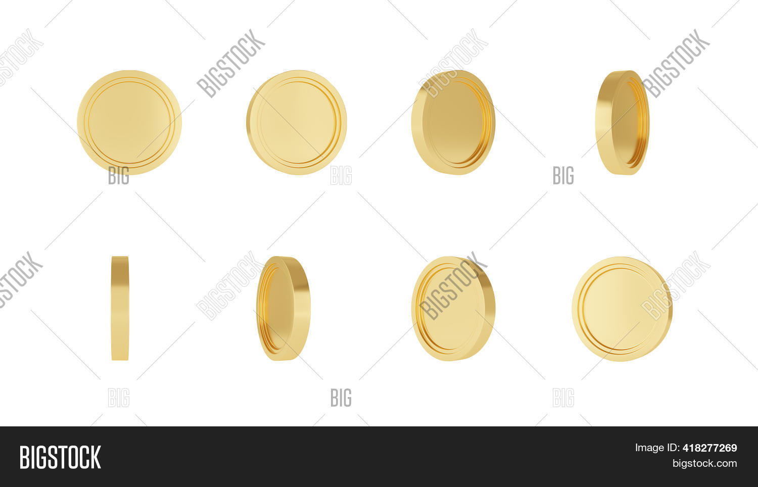 Realistic 3d Gold Image & Photo (Free Trial) | Bigstock