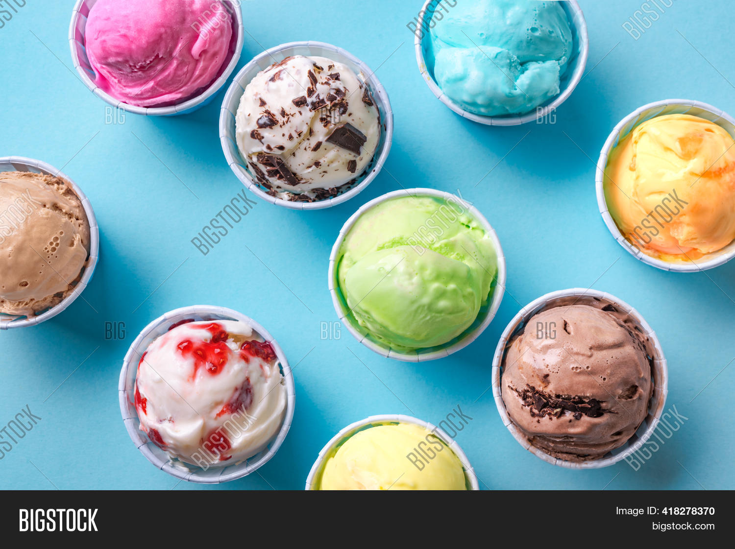 Ice Cream Assortment. Image & Photo (Free Trial) | Bigstock
