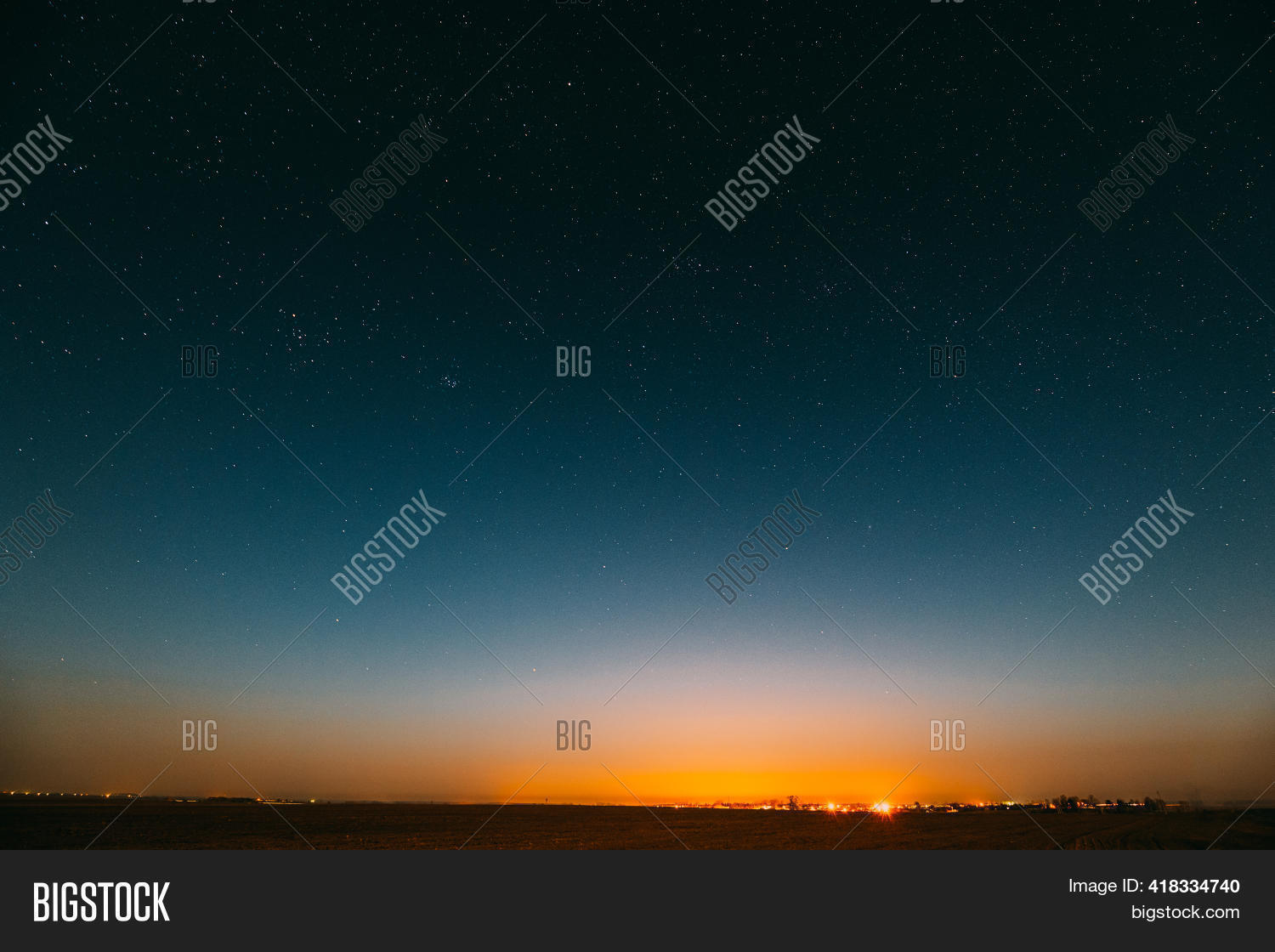 Night Starry Sky Over Image & Photo (Free Trial) | Bigstock