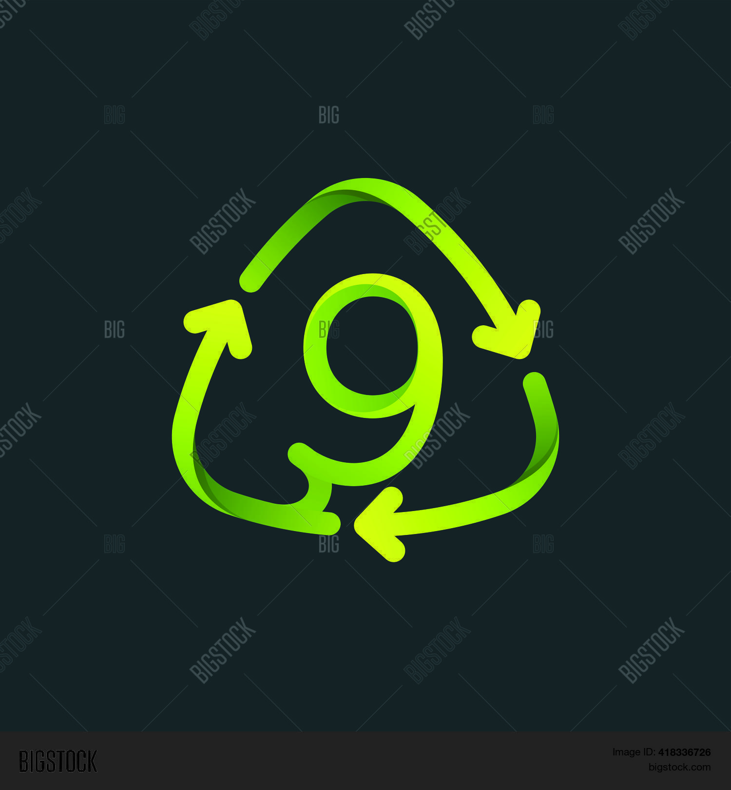 Recycling Symbol Vector & Photo (Free Trial) | Bigstock