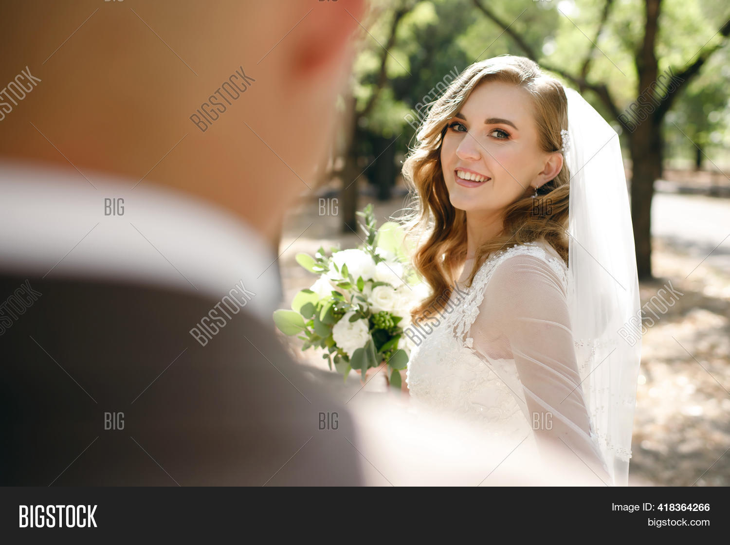 Portrait Smiling Bride Image & Photo (Free Trial) | Bigstock