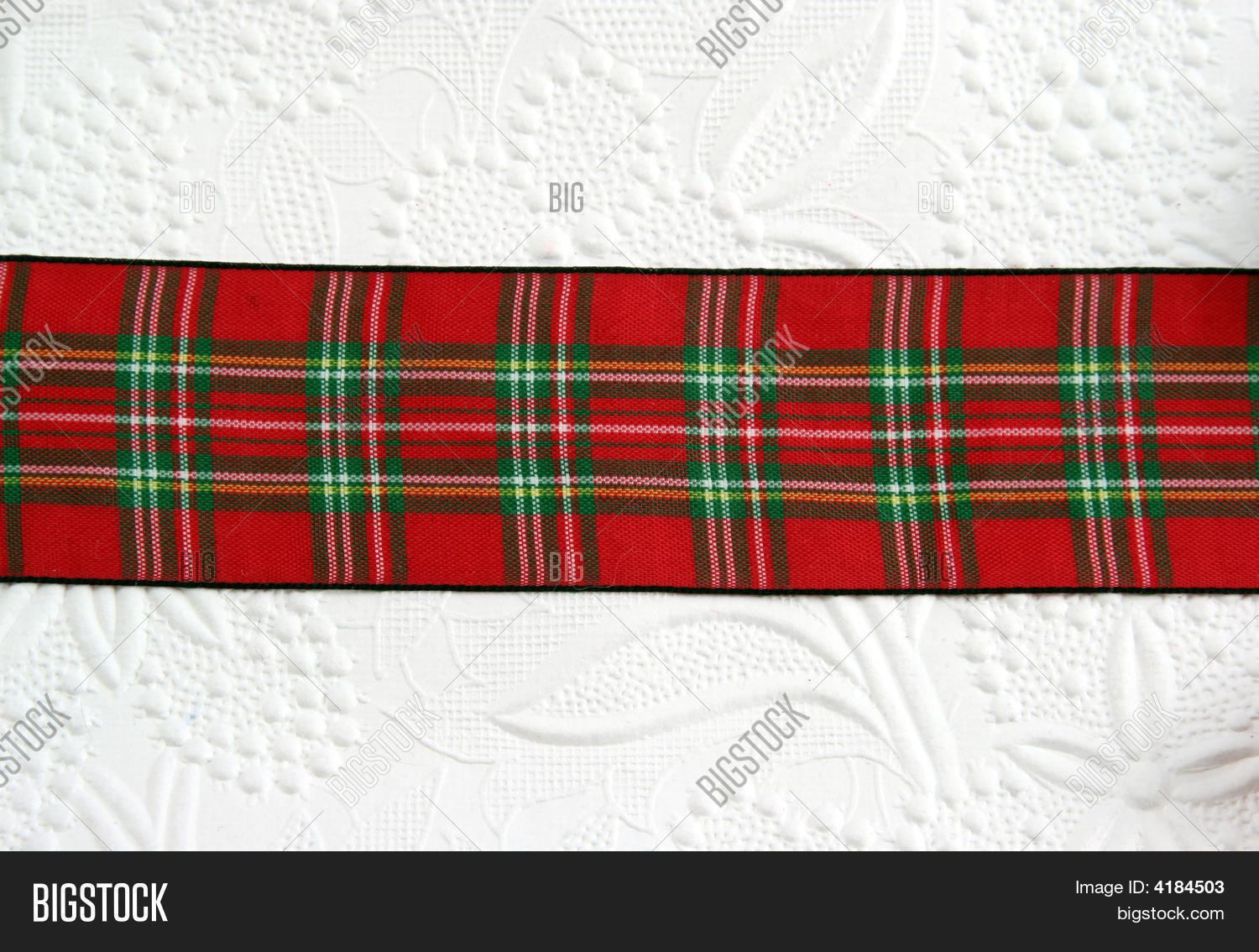 Red Plaid Ribbon Image & Photo (Free Trial) | Bigstock