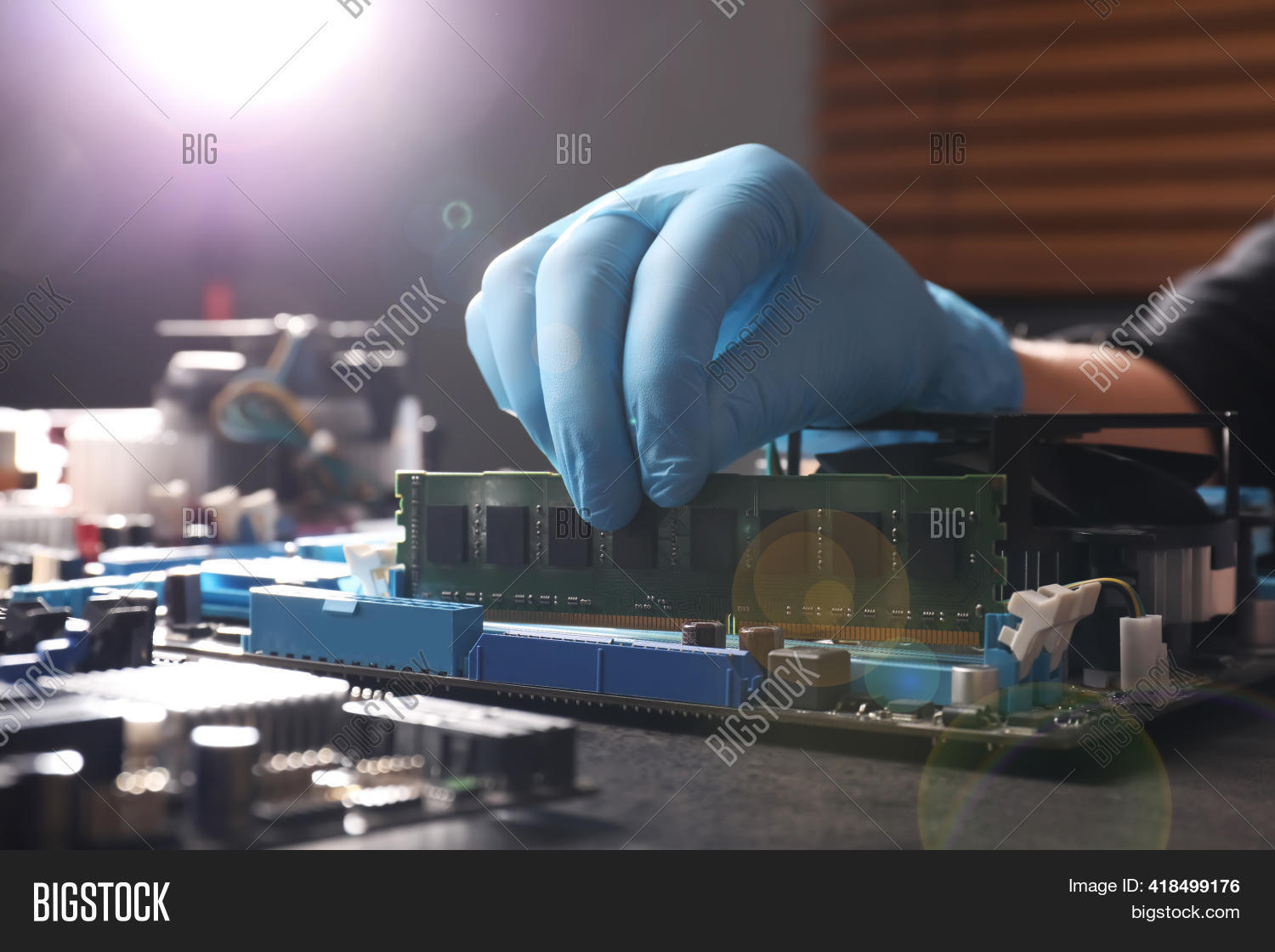 Technician Repairing Image & Photo (Free Trial) | Bigstock