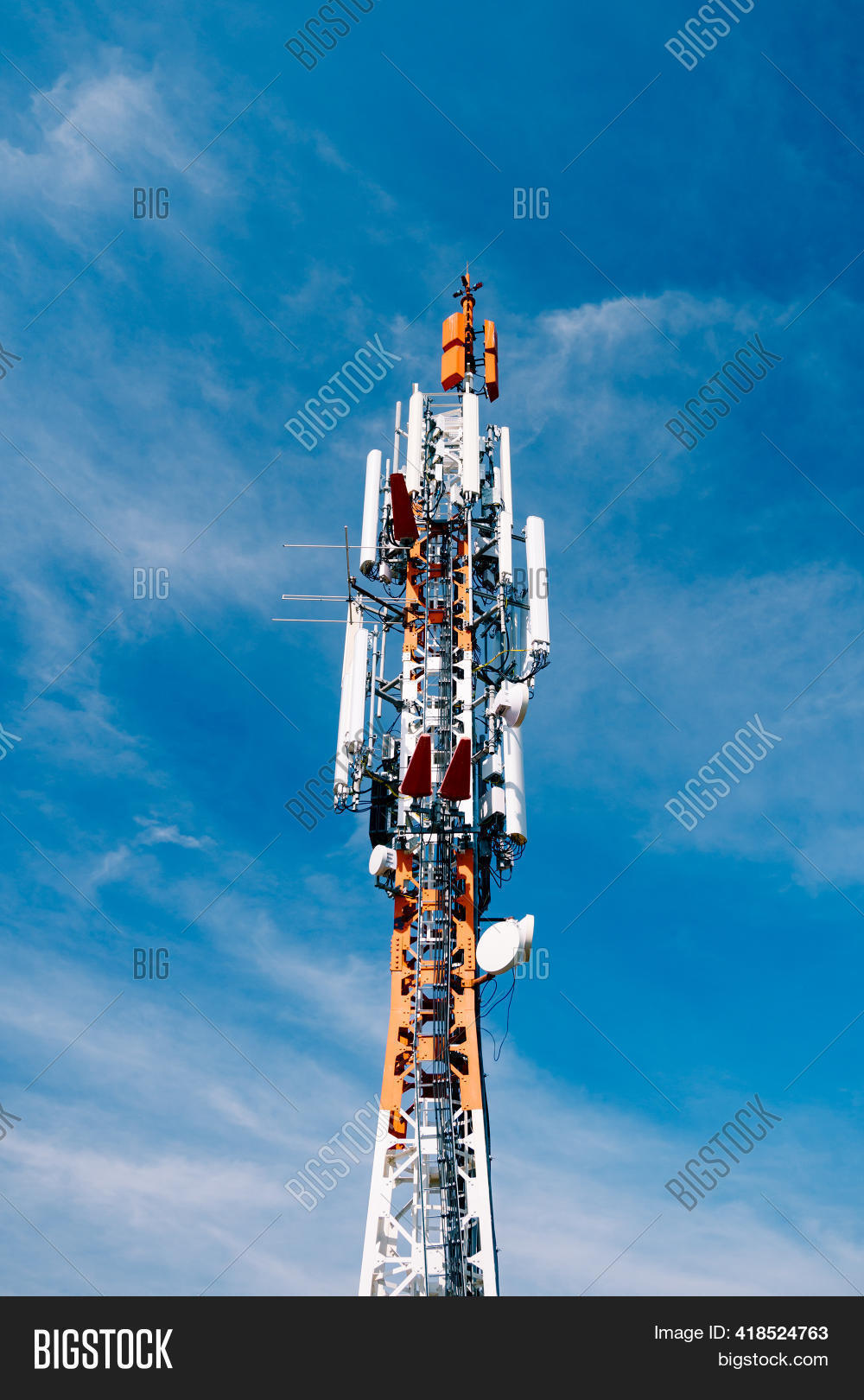 Cell Tower Against Image & Photo (Free Trial) | Bigstock