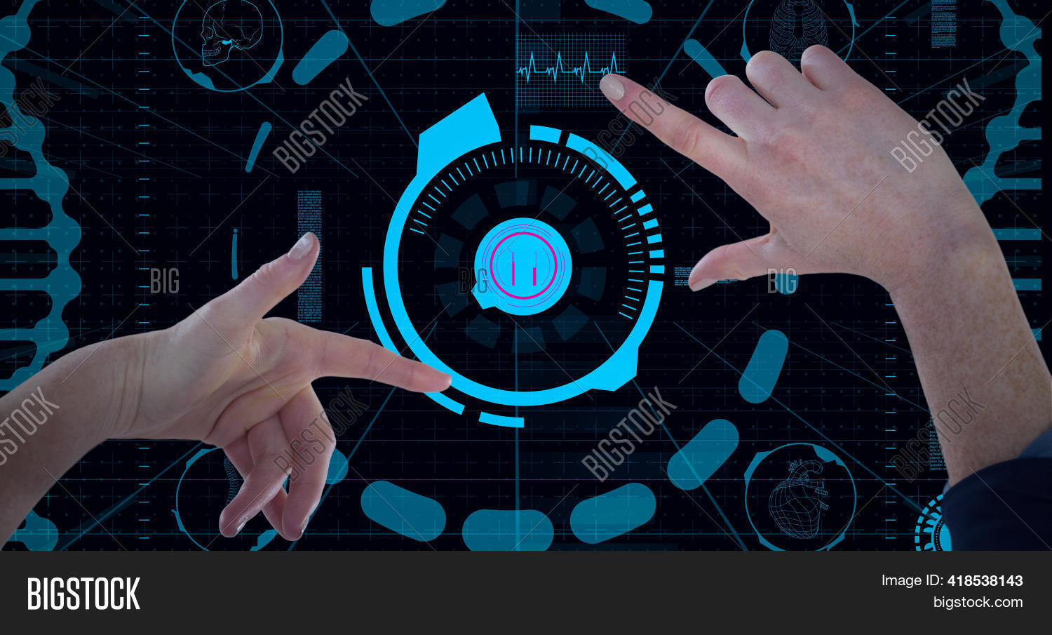 Composition Two Hands Image & Photo (Free Trial) | Bigstock