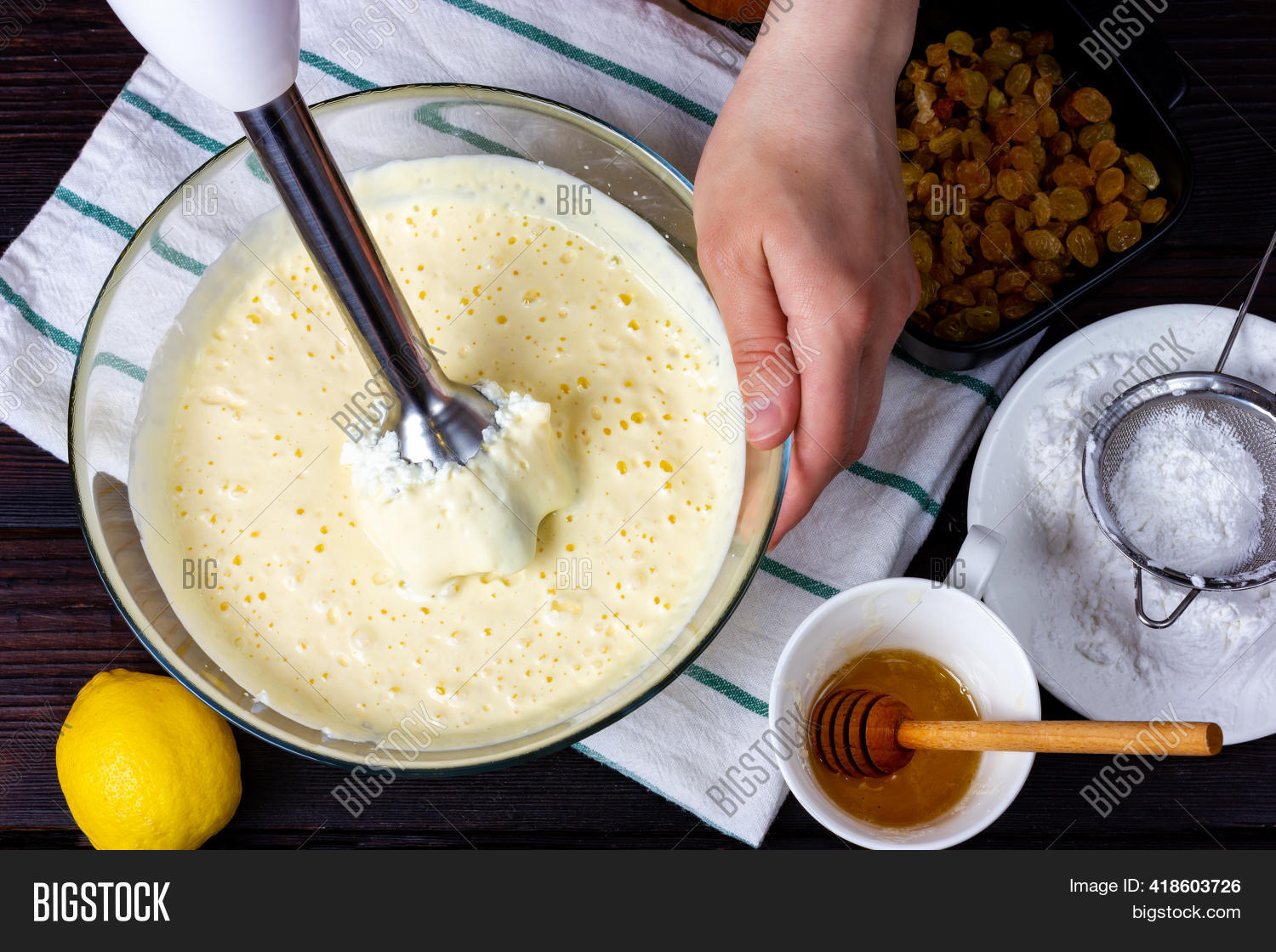 Woman Beating Dough Image & Photo (Free Trial) | Bigstock