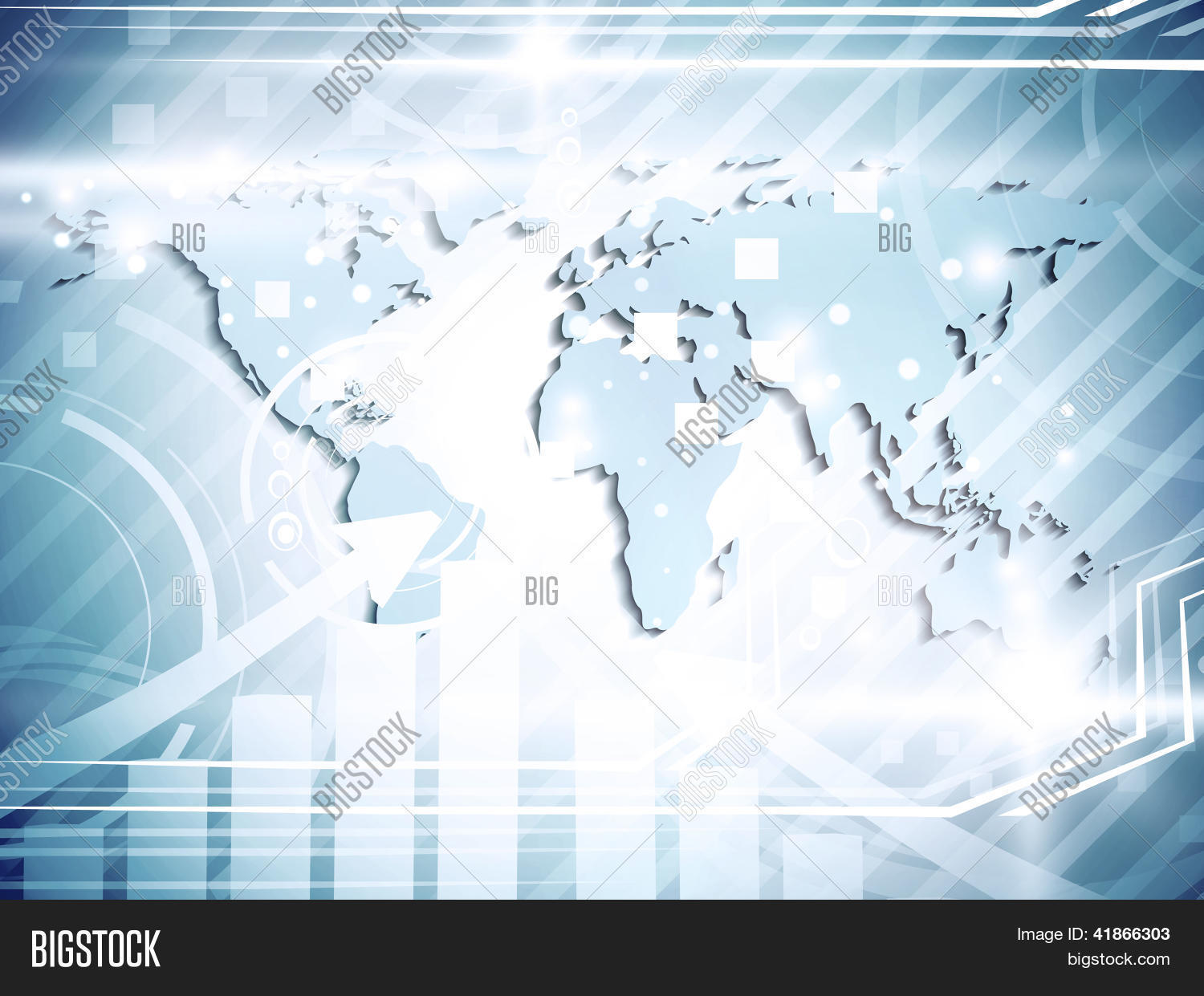 World Map Business Vector & Photo (Free Trial) | Bigstock