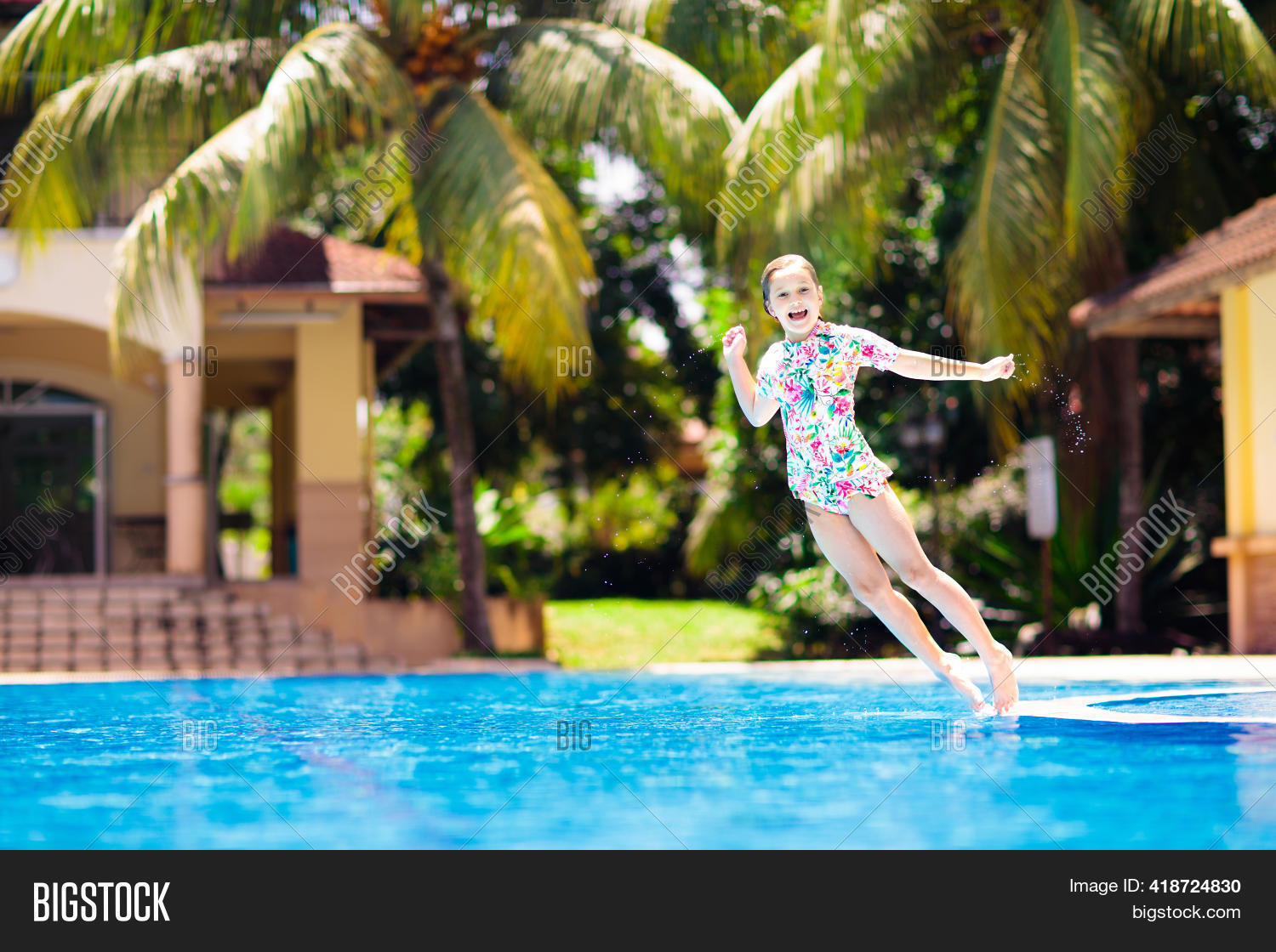 Child Playing Swimming Image & Photo (Free Trial) | Bigstock