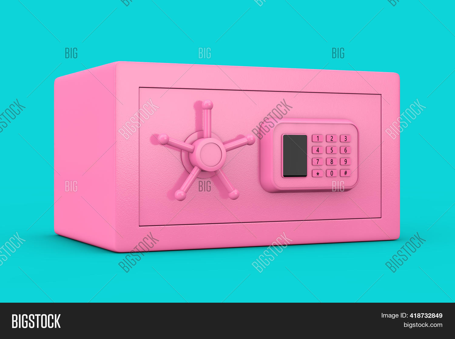 Pink Security Code Image & Photo (Free Trial) | Bigstock