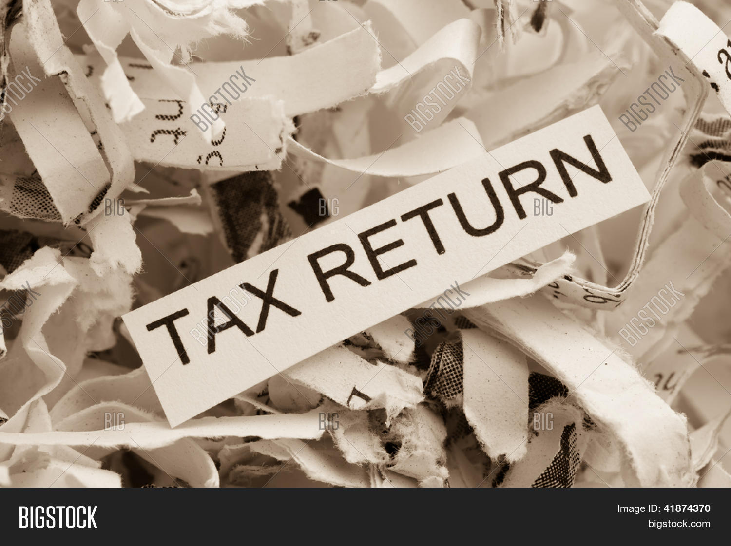 Paper Heading Tax Image & Photo (Free Trial) | Bigstock