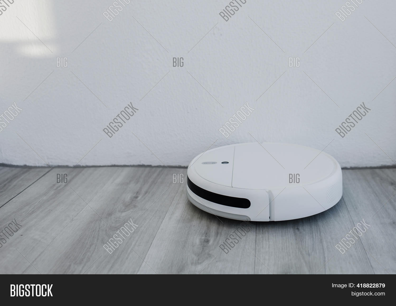 White Robot Vacuum Image & Photo (Free Trial) | Bigstock