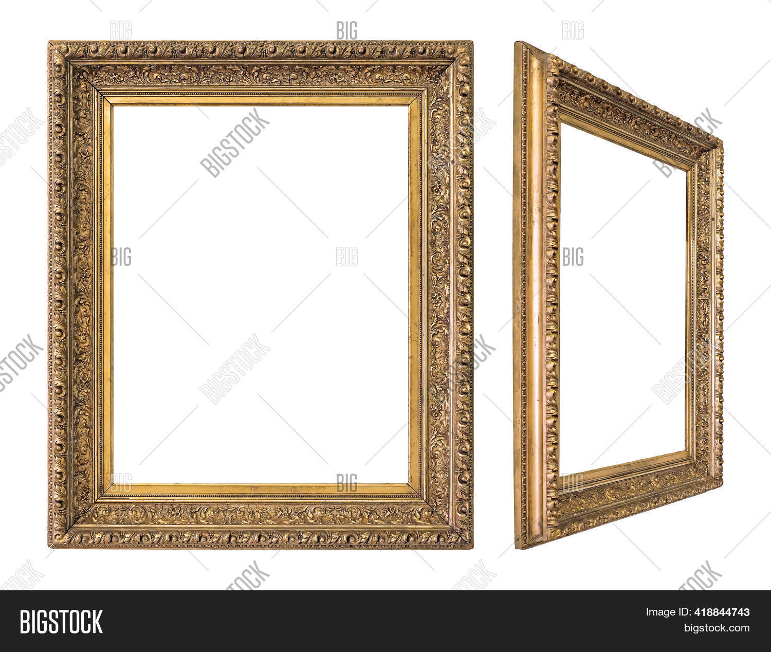 Golden Frame Paintings Image & Photo (Free Trial) | Bigstock