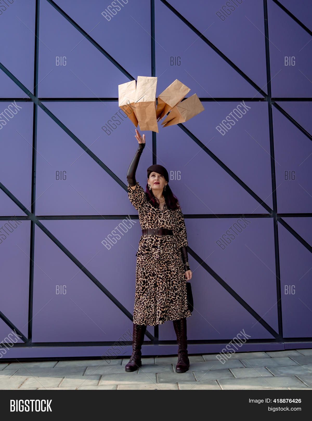 Happy Shopaholic Girl Image & Photo (Free Trial) | Bigstock