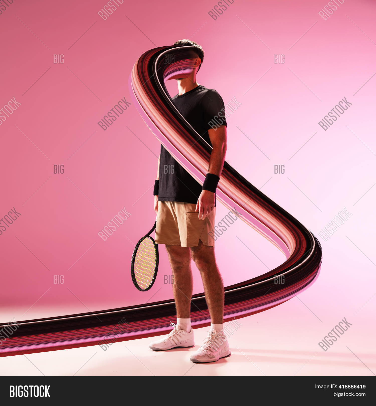 Fit Tennis Player Long Image & Photo (Free Trial) | Bigstock