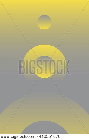 Yellow Circle Gray Vector & Photo (Free Trial) | Bigstock