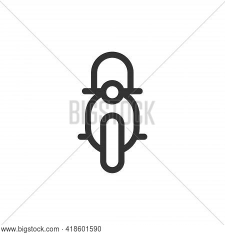 Motorbike Front View Vector & Photo (Free Trial) | Bigstock