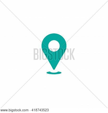 Blue Location Icon. Vector & Photo (Free Trial) | Bigstock