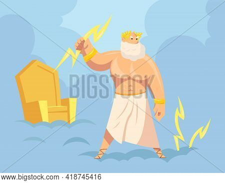 Greek God Zeus Vector & Photo (Free Trial) | Bigstock