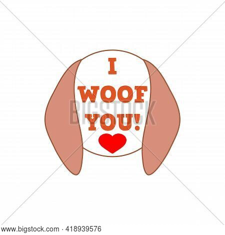 Woof You Design Vector & Photo (Free Trial) | Bigstock