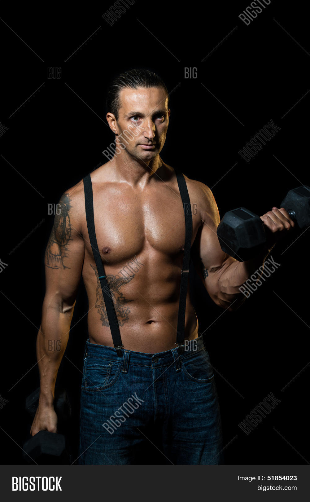 Powerful Muscular Man Image & Photo (Free Trial) | Bigstock