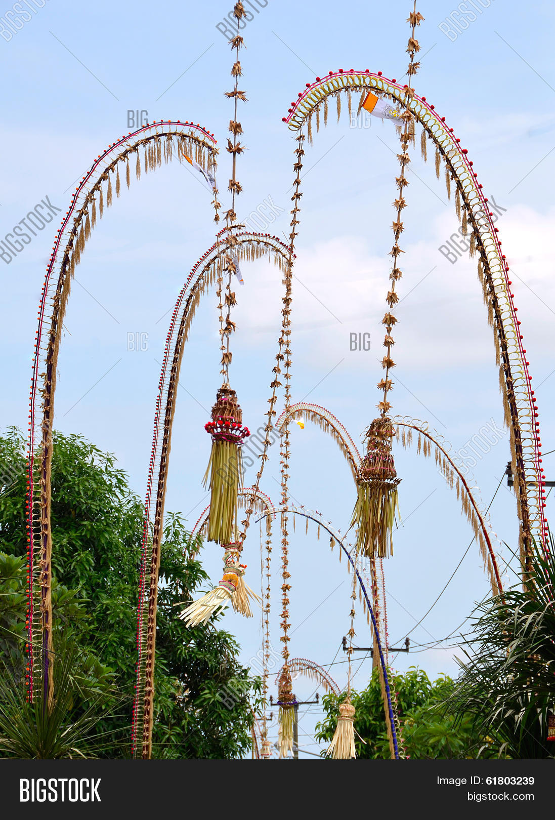 Penjor Balinese Image & Photo (Free Trial) | Bigstock