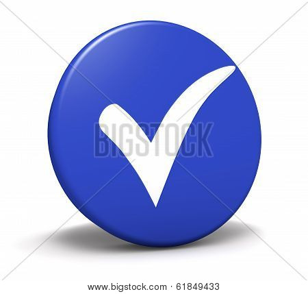 Check Mark Symbol Blue Image & Photo (Free Trial) | Bigstock