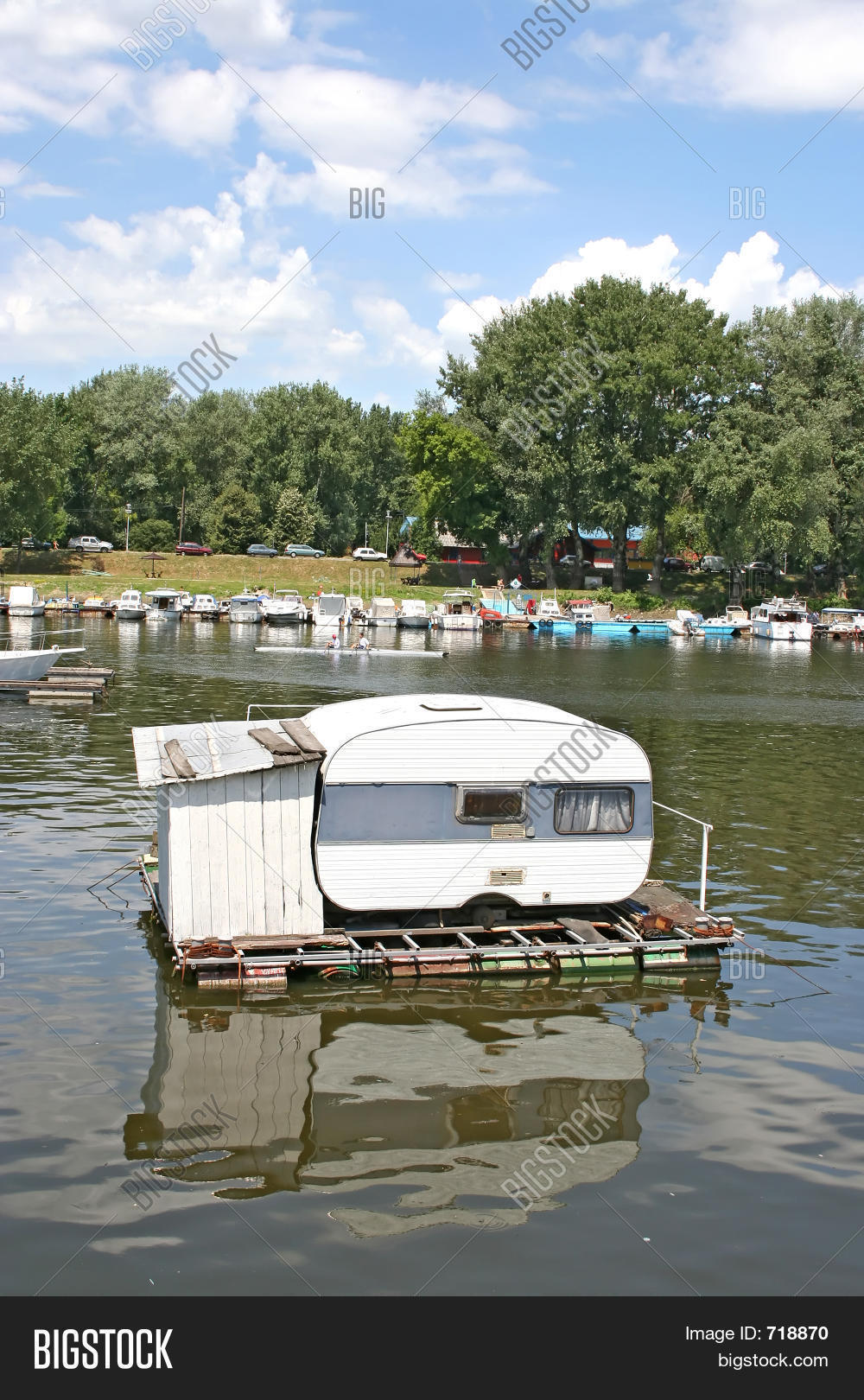 Camping House Raft Image & Photo (Free Trial) | Bigstock