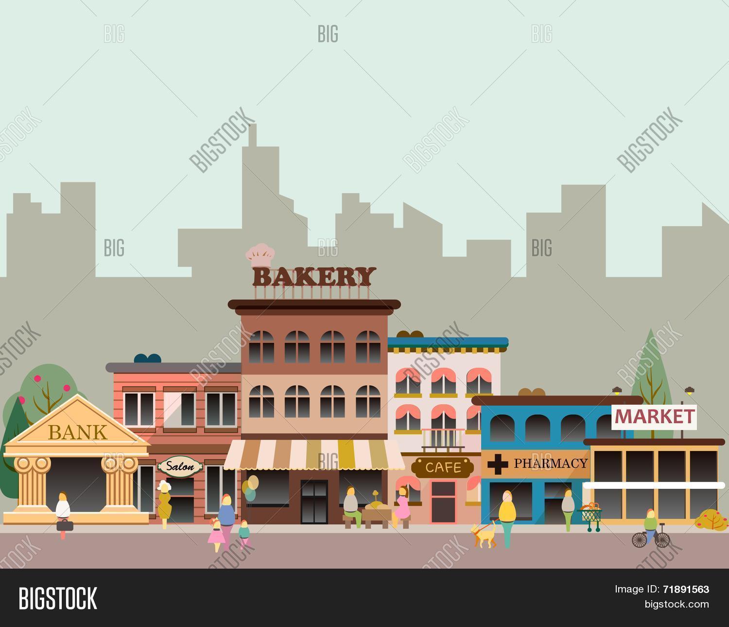 Buildings Small Vector & Photo (Free Trial) | Bigstock