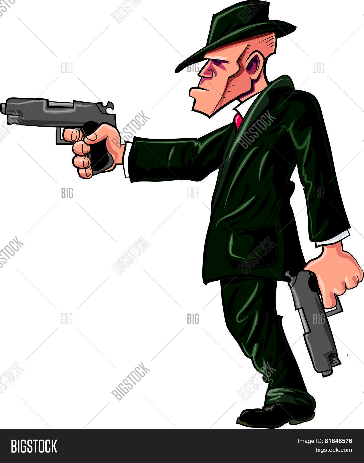 Cartoon Gangster Vector & Photo (Free Trial) | Bigstock