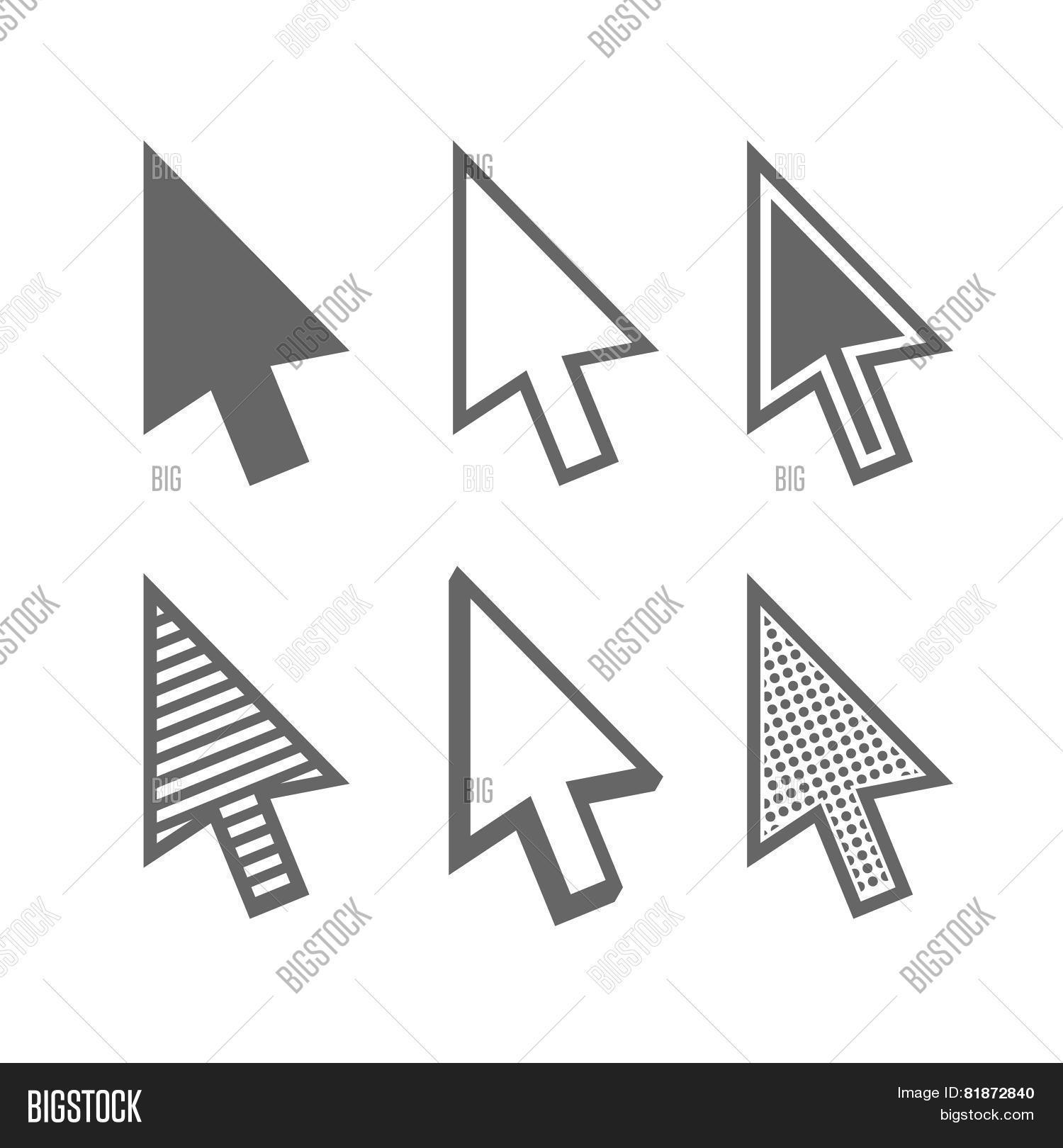 Arrow Cursors Vector & Photo (Free Trial) | Bigstock