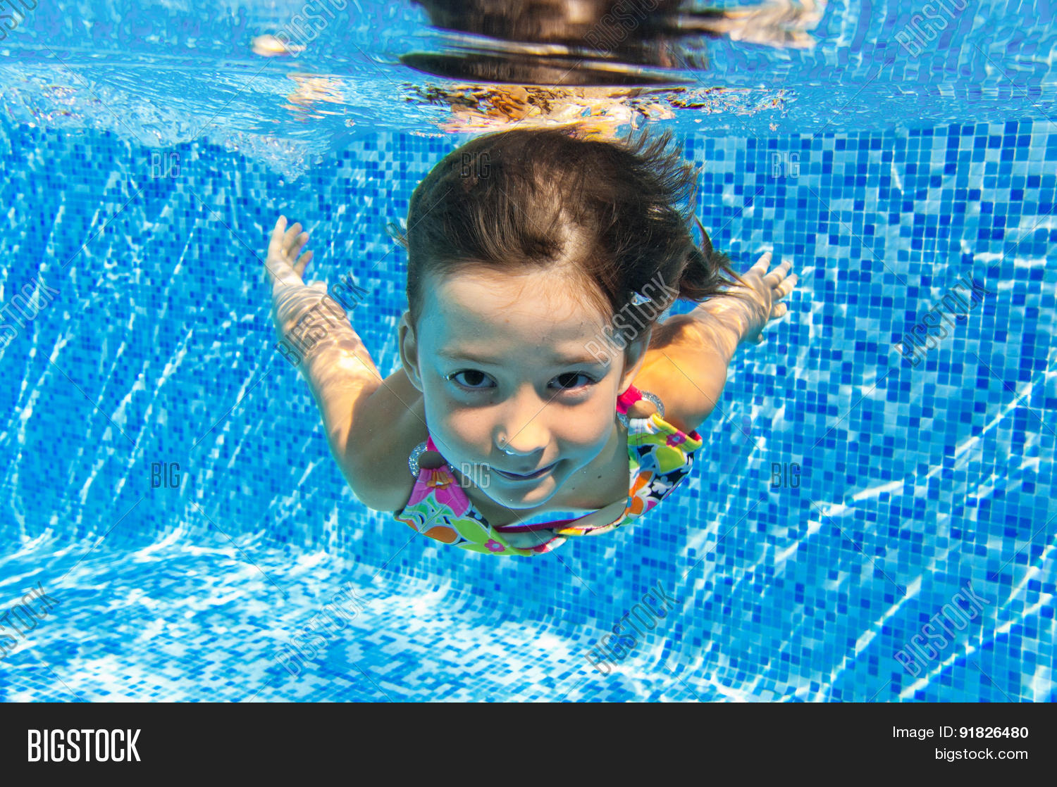 Child Swims Swimming Image & Photo (Free Trial) | Bigstock