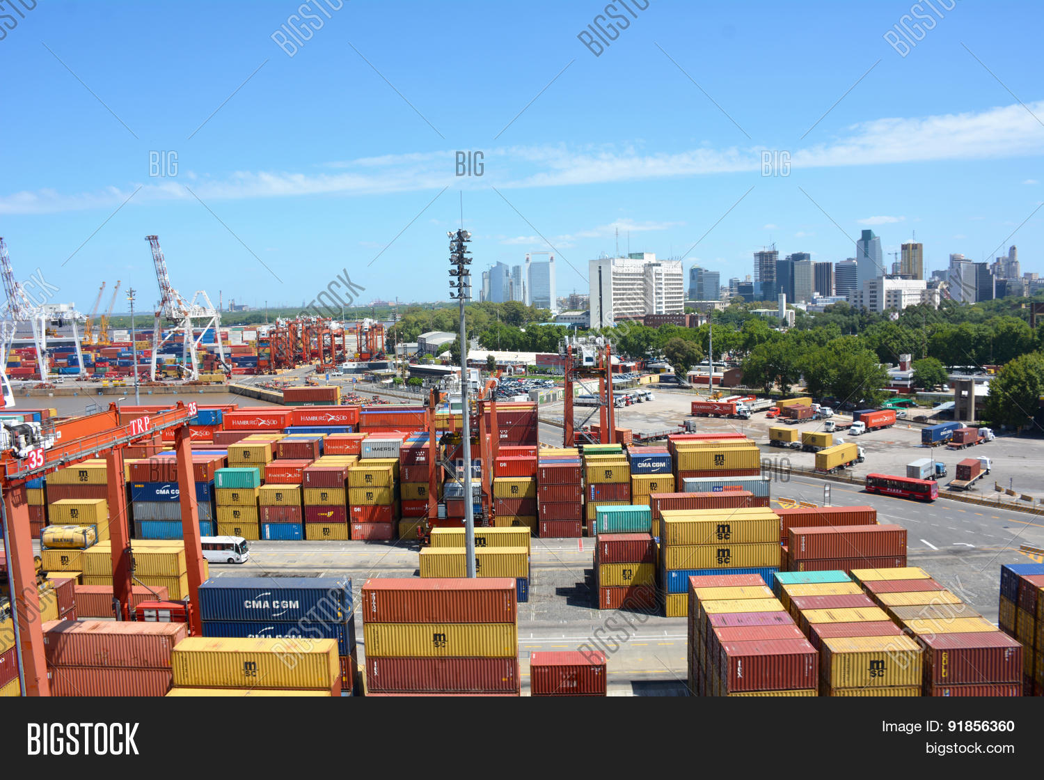 Port Containers Image & Photo (Free Trial) | Bigstock