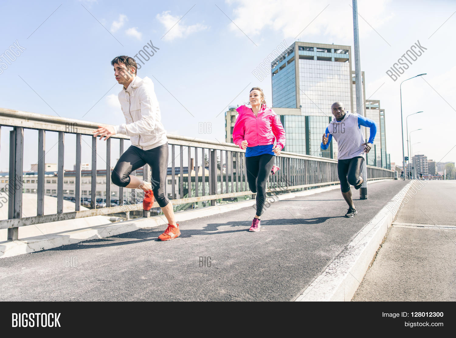 Three Runners Image & Photo (Free Trial) | Bigstock